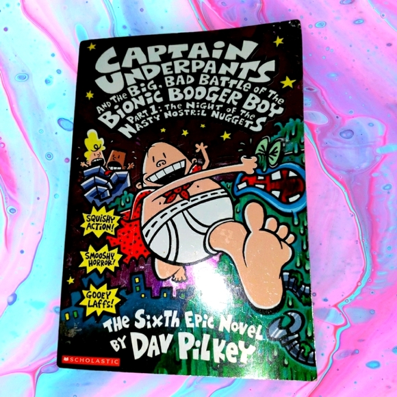 Scholastic | Other | Captain Underpants 6th Epic Novel By Dav Pilkey ...